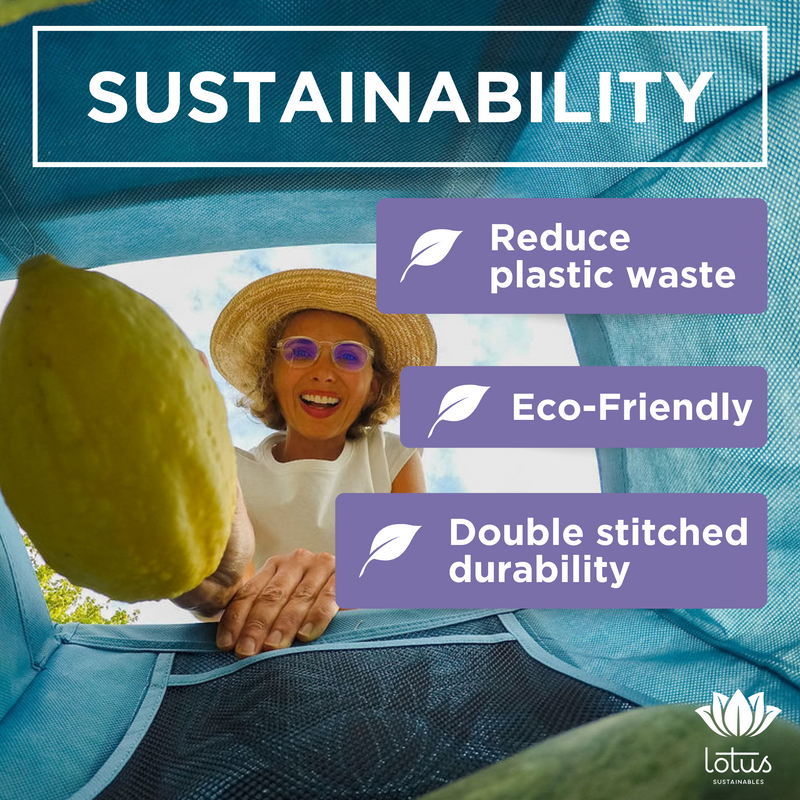 The Complete and Organized Reusable Trolley Bags 🛍 - LOTUS TROLLEY BAG