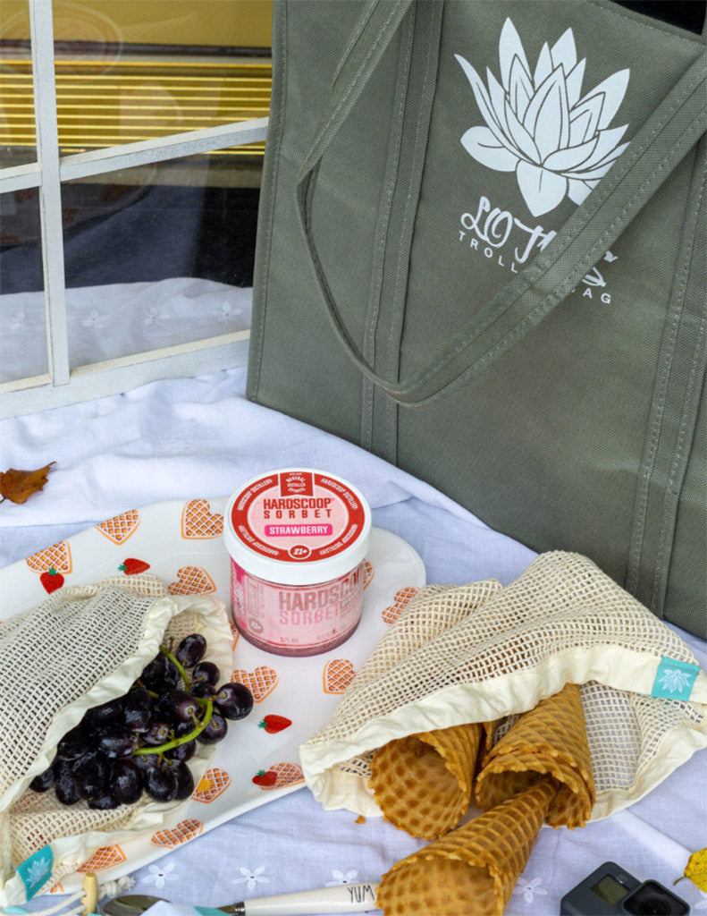 Lotus Trolley Bag - Earth Tone Colors - LOTUS TROLLEY BAG