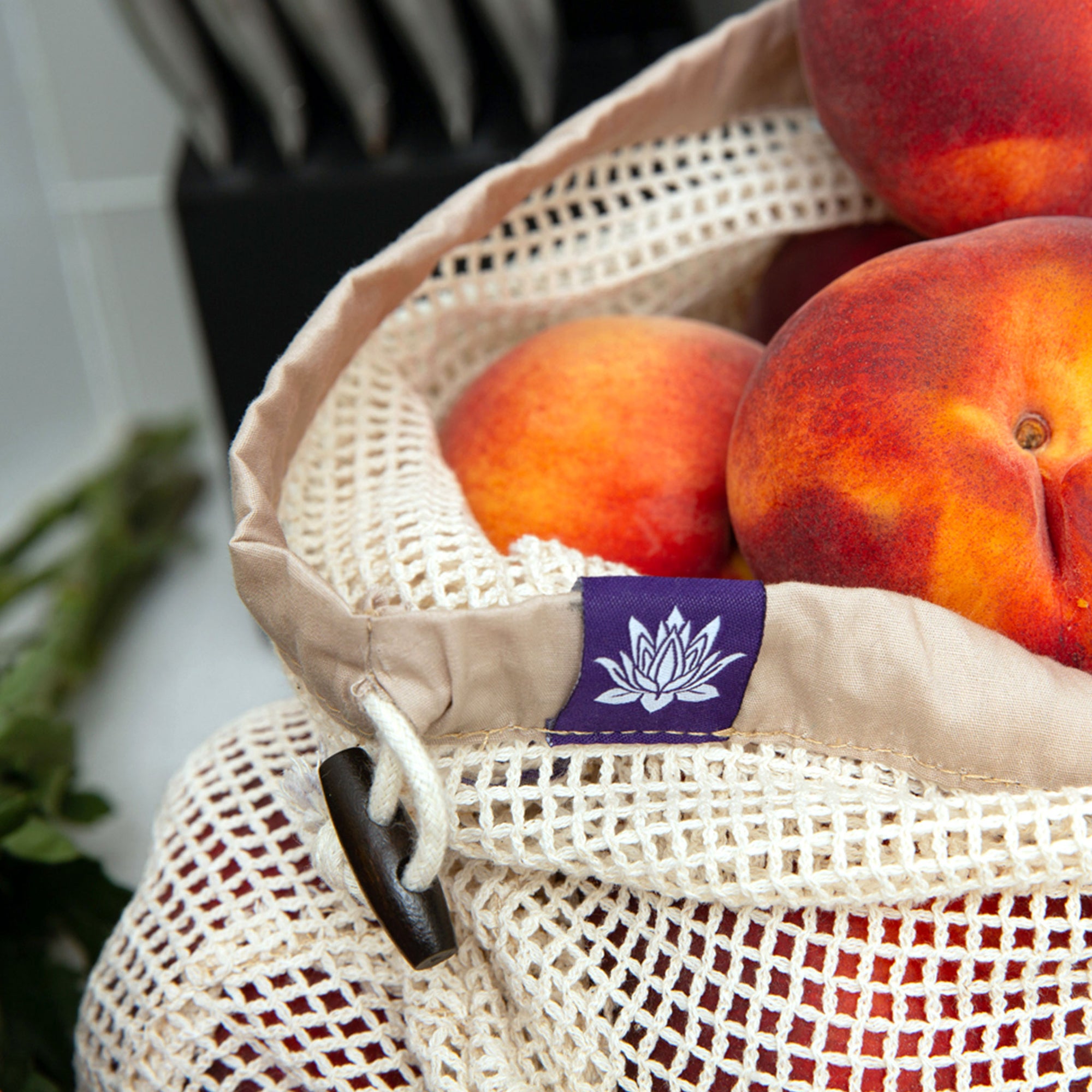 Lotus Produce Bags in Cotton - Set of 5 - Lotus Sustainables